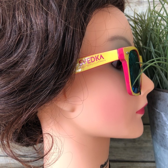 Svedka | Accessories | Svedka Pink Lemonade Bright Mirrored Sunglasses ...